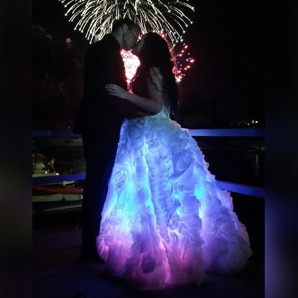Led wedding dress 60 photos - Astyledwedding.com